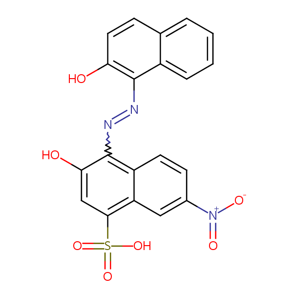 1-Naphthalenesulfonic acid, 3-hydroxy-4-[(2-hydroxy-1-naphthalenyl)azo]-7-nitro- | SIELC ...