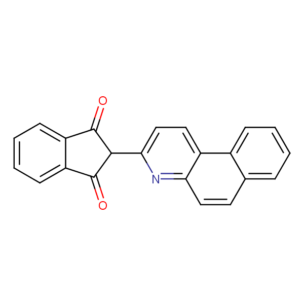 1H-Indene-1,3(2H)-dione, 2-benzo[f]quinolin-3-yl- | SIELC Technologies