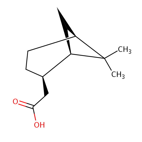 (1R-(1alpha,2beta,5alpha))-6,6-Dimethylbicyclo(3.1.1)heptan-2-acetic acid | SIELC Technologies