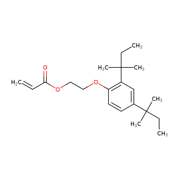 2-(2,4-Bis(1,1-dimethylpropyl)phenoxy)ethyl acrylate | SIELC Technologies