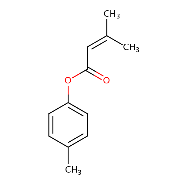 2-Butenoic acid, 3-methyl-, 4-methylphenyl ester | SIELC Technologies