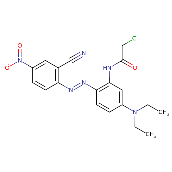 2-Chloro-N-{2-[(E)-(2-cyano-4-nitrophenyl)diazenyl]-5-(diethylamino)phenyl}acetamide | SIELC ...