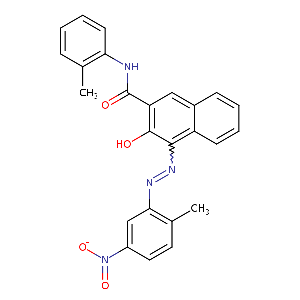 2-Naphthalenecarboxamide, 3-hydroxy-4-[(2-methyl-5-nitrophenyl)azo]-N-(2-methylphenyl)- | SIELC ...