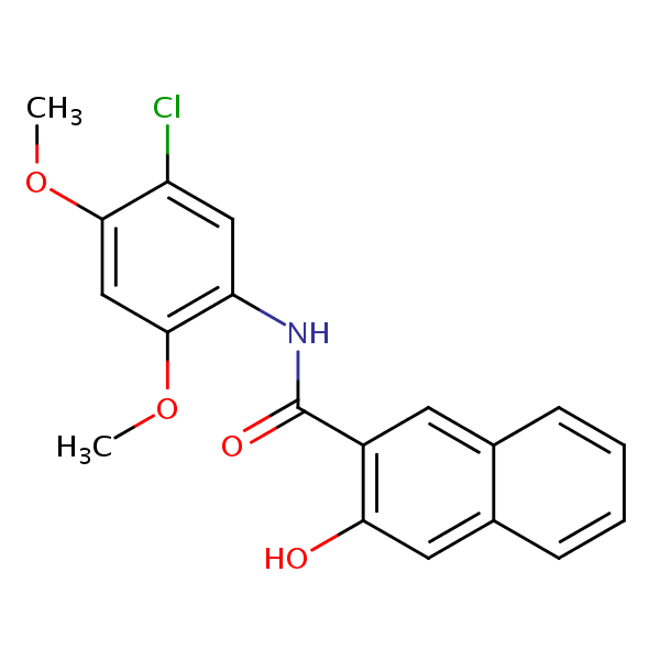 2-Naphthalenecarboxamide, N-(5-chloro-2,4-dimethoxyphenyl)-3-hydroxy- | SIELC Technologies