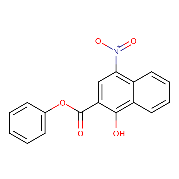 2-Naphthalenecarboxylic acid, 1-hydroxy-4-nitro-, phenyl ester | SIELC Technologies