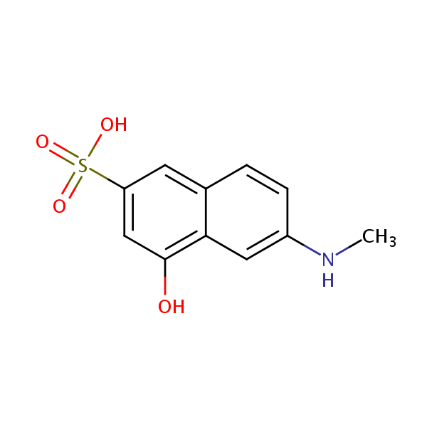 2-Naphthalenesulfonic acid, 4-hydroxy-6-(methylamino)- | SIELC Technologies