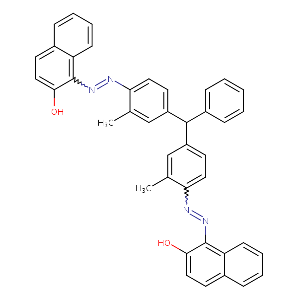 2-Naphthalenol, 1,1’-[(phenylmethylene)bis[(2-methyl-4,1-phenylene)azo]]bis- | SIELC Technologies