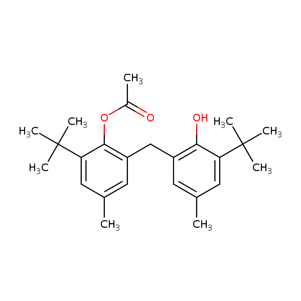 2-tert-Butyl-6-[(3-tert-butyl-2-hydroxy-5-methylphenyl)methyl]-4-methylphenyl acetate | SIELC ...