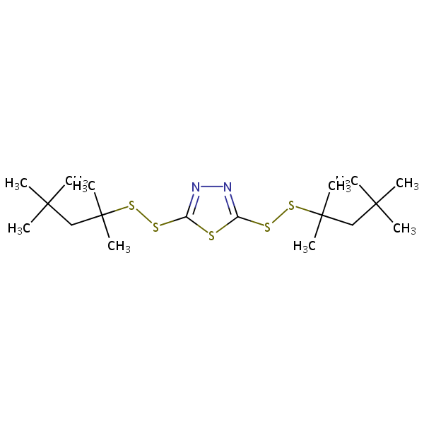 2,5-Bis((1,1,3,3-tetramethylbutyl)dithio)-1,3,4-thiadiazole | SIELC Technologies