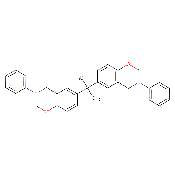 2H-1,3-Benzoxazine, 6,6’-(1-methylethylidene)bis[3,4-dihydro-3-phenyl- | SIELC Technologies