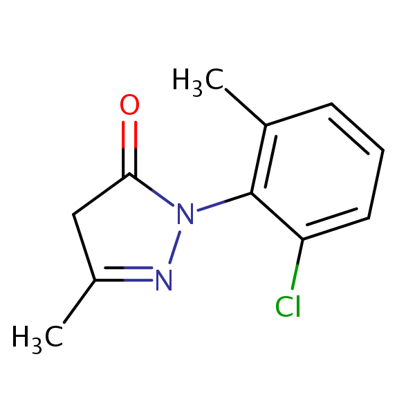 3H-Pyrazol-3-one, 2-(2-chloro-6-methylphenyl)-2,4-dihydro-5-methyl- | SIELC Technologies