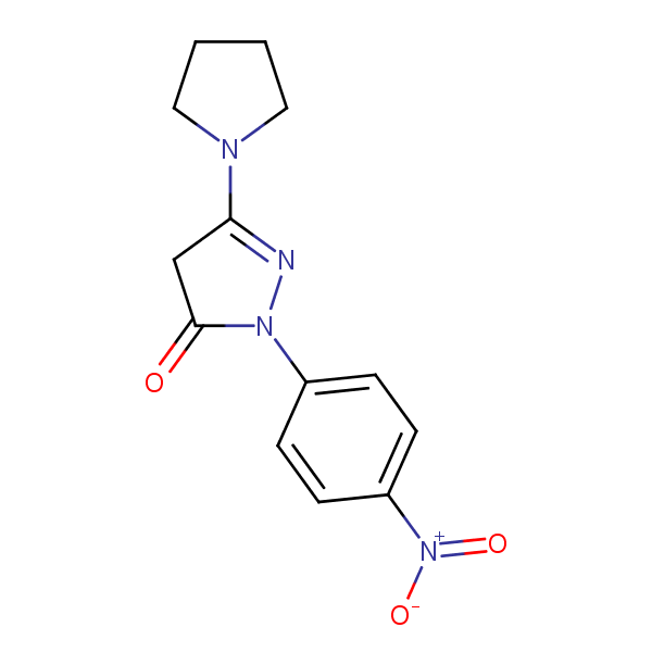 3H-Pyrazol-3-one, 2,4-dihydro-2-(4-nitrophenyl)-5-(1-pyrrolidinyl)- | SIELC Technologies