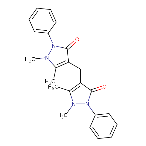3H-Pyrazol-3-one, 4,4’-methylenebis[1,2-dihydro-1,5-dimethyl-2-phenyl- | SIELC Technologies