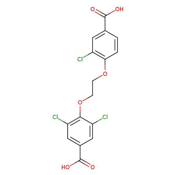 4-(2-(4-Carboxy-2-chlorophenoxy)ethoxy)-3,5-dichlorobenzoic acid | SIELC Technologies