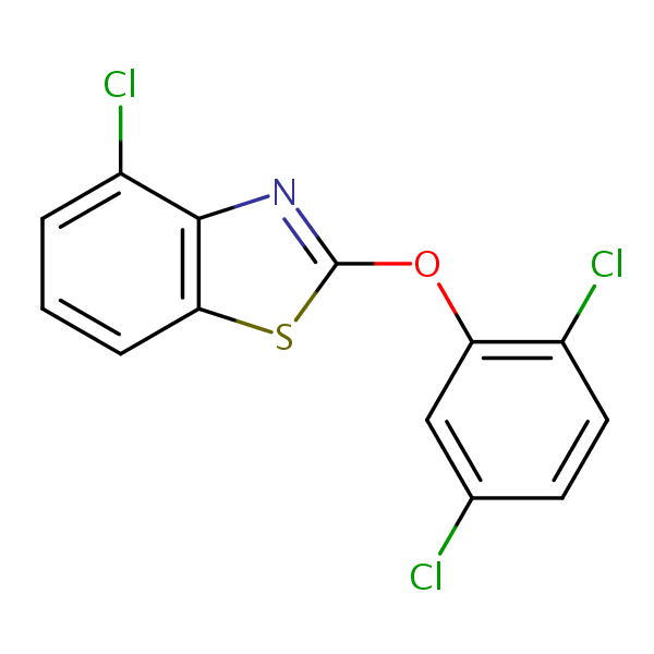 4-Chloro-2-(2,5-dichlorophenoxy)benzothiazole | SIELC Technologies