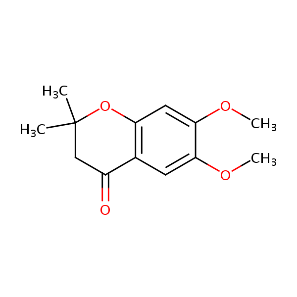 4H-1-Benzopyran-4-one, 2,3-dihydro-6,7-dimethoxy-2,2-dimethyl- | SIELC Technologies
