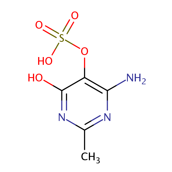 6-Amino-2-methyl-5-(sulfooxy)-4(1H)-pyrimidinone | SIELC Technologies
