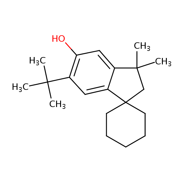 6’-(tert-Butyl)-2’,3’-dihydro-3’,3’-dimethylspiro(cyclohexane-1,1’-(1H)indene)-5’-ol | SIELC ...
