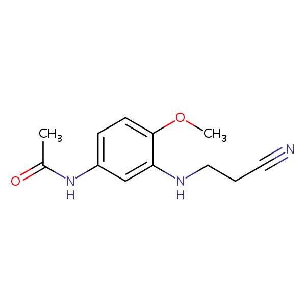 Acetamide, N-[3-[(2-cyanoethyl)amino]-4-methoxyphenyl]- | SIELC Technologies
