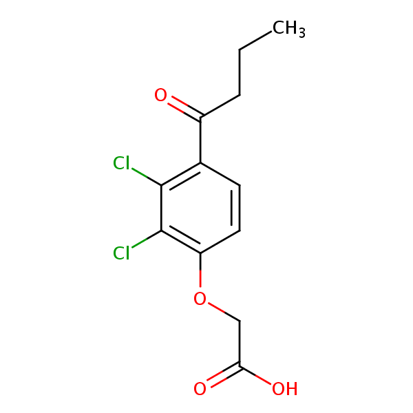 Acetic acid, (2,3-dichloro-4-(1-oxobutyl)phenoxy)- | SIELC Technologies