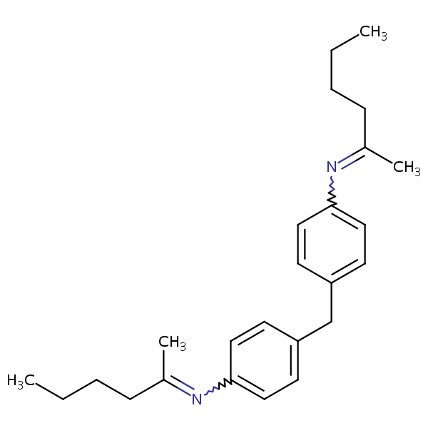 Benzenamine, 4,4’-methylenebis[N-(1-methylpentylidene)- | SIELC Technologies