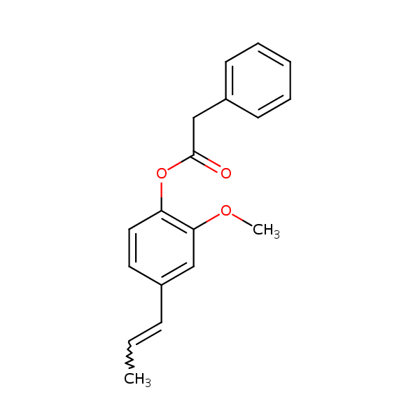 Benzeneacetic acid, 2-methoxy-4-(1-propenyl)phenyl ester | SIELC Technologies
