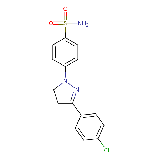 Benzenesulfonamide, 4-[3-(4-chlorophenyl)-4,5-dihydro-1H-pyrazol-1-yl]- | SIELC Technologies
