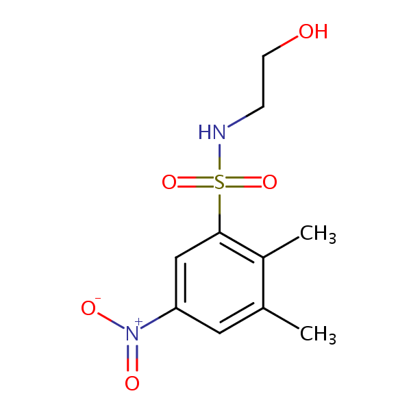 Benzenesulfonamide, N-(2-hydroxyethyl)-2,3-dimethyl-5-nitro- | SIELC Technologies