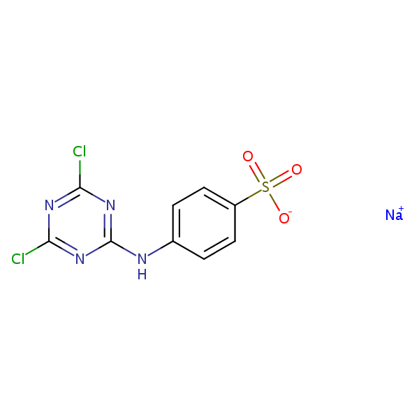 Benzenesulfonic acid, 4-[(4,6-dichloro-1,3,5-triazin-2-yl)amino]-, monosodium salt | SIELC ...
