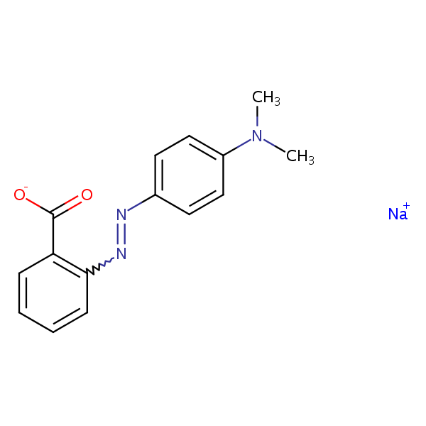 Benzoic acid, 2-[[4-(dimethylamino)phenyl]azo]-, sodium salt | SIELC Technologies