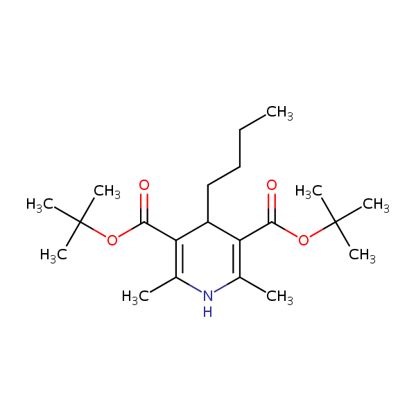 Bis(tert-butyl) 4-butyl-1,4-dihydro-2,6-dimethylpyridine-3,5-dicarboxylate | SIELC Technologies