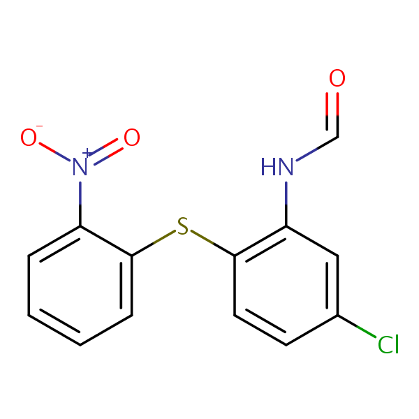 N-(5-Chloro-2-((2-nitrophenyl)thio)phenyl)formamide | SIELC Technologies
