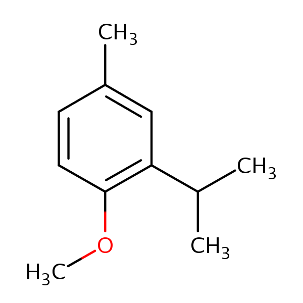 1-Methoxy-4-methyl-2-(propan-2-yl)benzene | SIELC