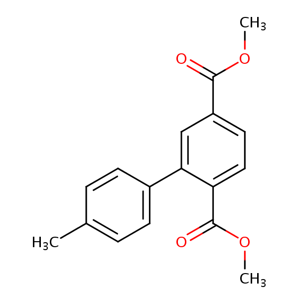 [1,1’-Biphenyl]-2,5-dicarboxylic acid, 4’-methyl-, dimethyl ester ...
