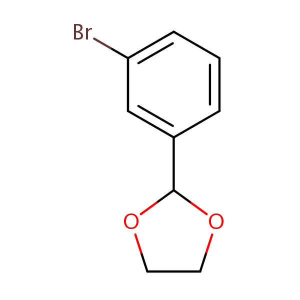 1,3-Dioxolane, 2-(3-bromophenyl)- | SIELC Technologies