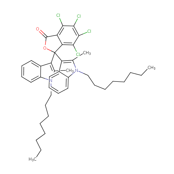 1(3H)-Isobenzofuranone, 4,5,6,7-tetrachloro-3,3-bis(2-methyl-1-octyl-1H-indol-3-yl)- | SIELC ...