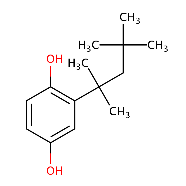 1,4-Benzenediol, 2-(1,1,3,3-tetramethylbutyl)- | SIELC Technologies