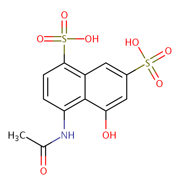 1,7-Naphthalenedisulfonic acid, 4-(acetylamino)-5-hydroxy- | SIELC Technologies
