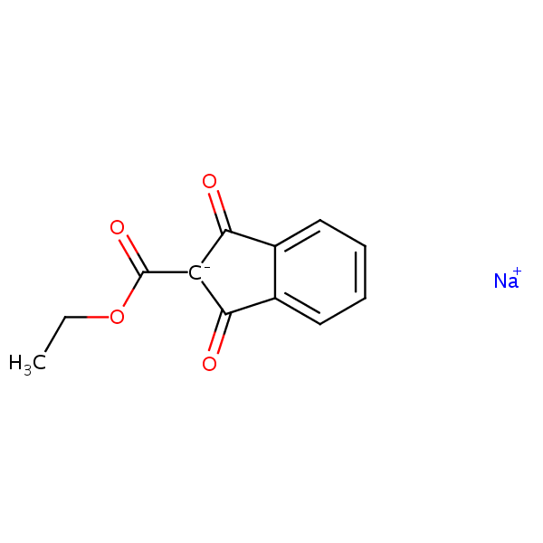 1H-Indene-2-carboxylic acid, 2,3-dihydro-1,3-dioxo-, ethyl ester, ion(1-), sodium | SIELC ...