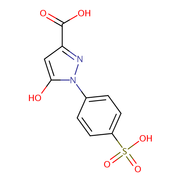 1H-Pyrazole-3-carboxylic acid, 5-hydroxy-1-(4-sulfophenyl)- | SIELC Technologies