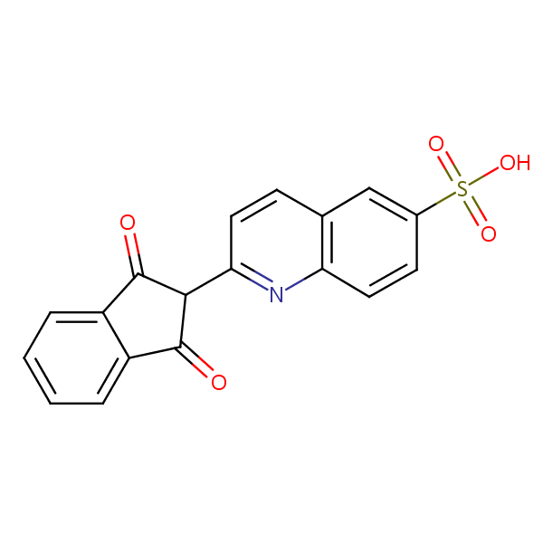 2-(2-Quinolinyl)-1H-indene--1,3(2H)-dione-6’-sulfonic acid | SIELC Technologies