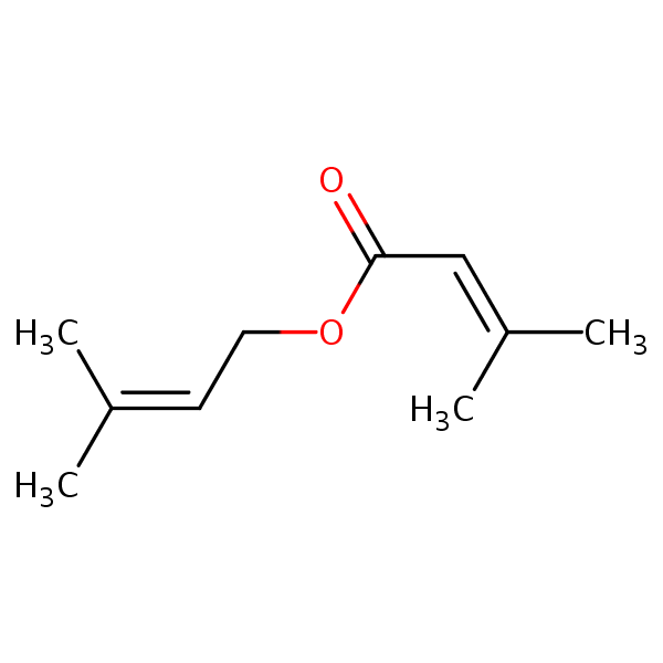 2-Butenoic acid, 3-methyl-, 3-methyl-2-butenyl ester | SIELC Technologies