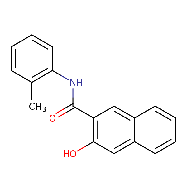 2-Naphthalenecarboxamide, 3-hydroxy-N-(2-methylphenyl)- | SIELC ...