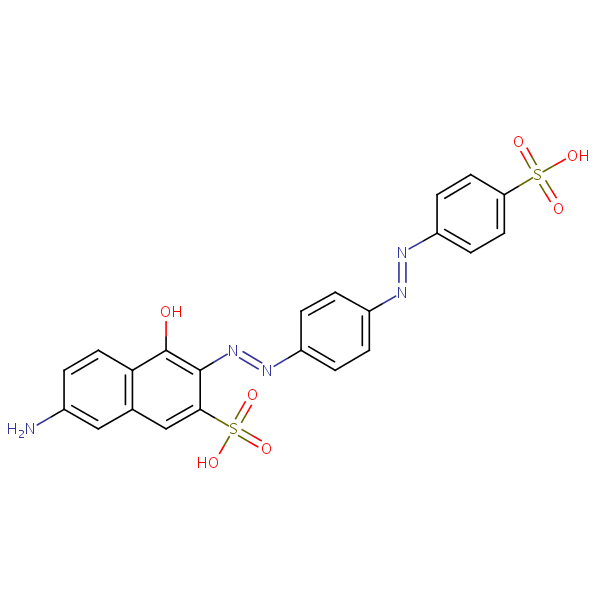 2-Naphthalenesulfonic acid, 7-amino-4-hydroxy-3-[[4-[(4-sulfophenyl)azo]phenyl]azo]-, | SIELC ...
