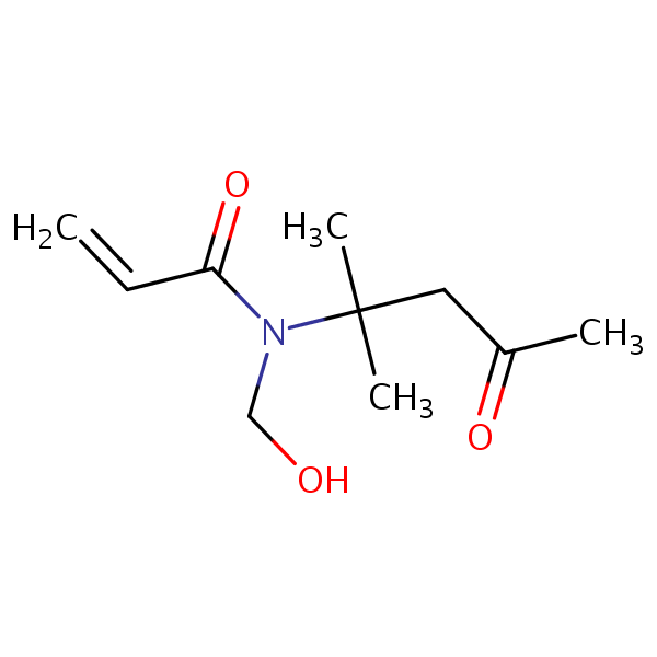 2-Propenamide, N-(1,1-dimethyl-3-oxobutyl)-N-(hydroxymethyl)- | SIELC ...