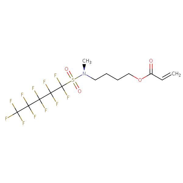 2-Propenoic acid, 4-[methyl[(undecafluoropentyl)sulfonyl]amino]butyl ester | SIELC Technologies