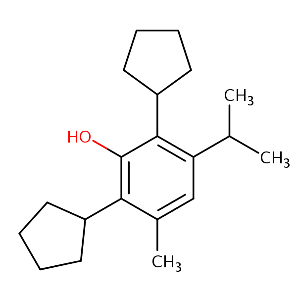 2,6-Dicyclopentyl-5-isopropyl-m-cresol | SIELC Technologies