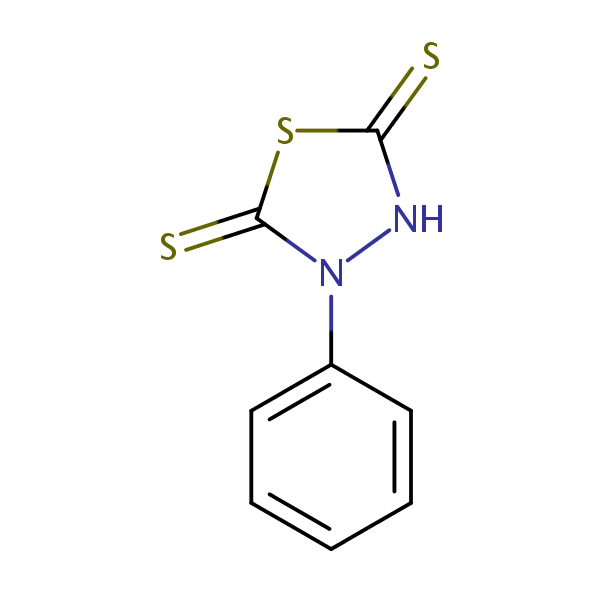 2H-1,3,4-Thiadiazole-2-thione, 5-mercapto-3-phenyl- | SIELC Technologies