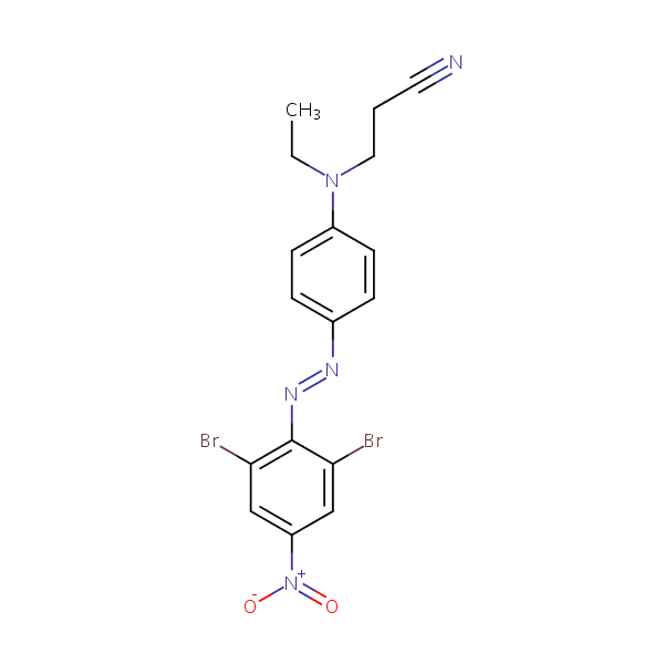 3-[{4-[(E)-(2,6-Dibromo-4-nitrophenyl)diazenyl]phenyl}(ethyl)amino]propanenitrile | SIELC ...