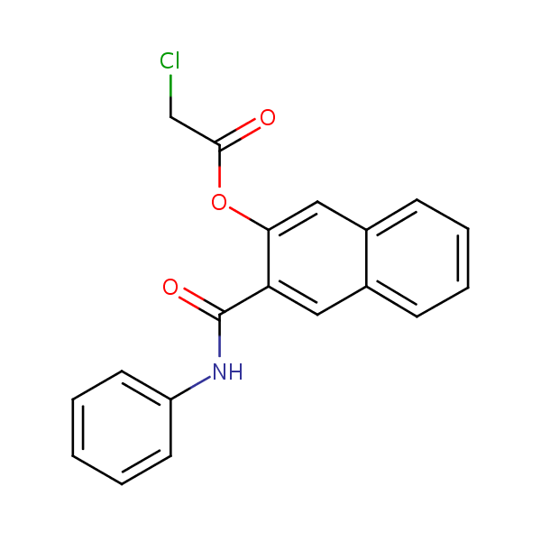 3-((Phenylamino)carbonyl)-2-naphthyl chloroacetate | SIELC Technologies